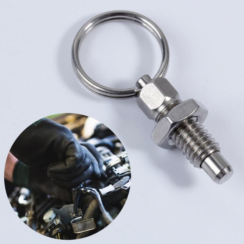 4 Pcs Stainless Steel Pull Ring Indexing Plunger Non Lock-Out Type Knob ...