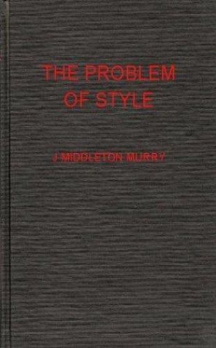 Problem of Style by Not Available (1980, Hardcover) for sale online | eBay