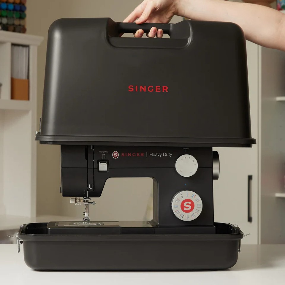 SINGER Universal Hard Case Sewing Machine Carrying Storage Heavy Duty ...
