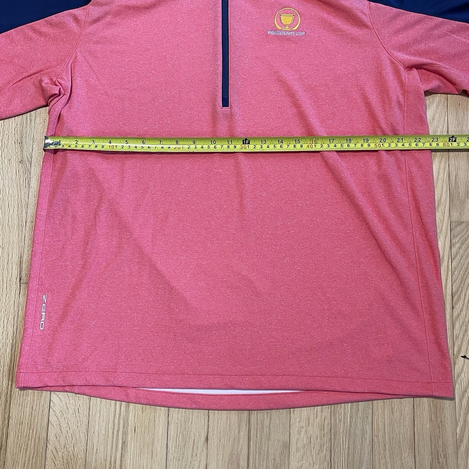 Zero Restriction Embroidered Presidents Cup Quarter Zip Golf Pullover ...
