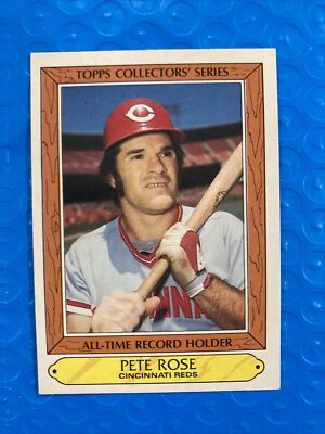 1985 85 Topps Collectors’ Series All-Time Record Holder Pete Rose #30 ...