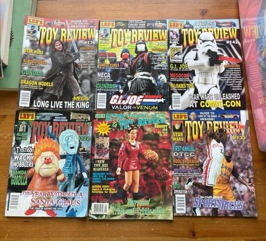 LEES Toy Review Magazine Lot of 6 vintage Action Figure News Price ...