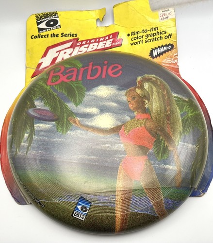 Vintage 1997 Splash N’ Color Barbie Doll Original Frisbee Disc Wham-O ...