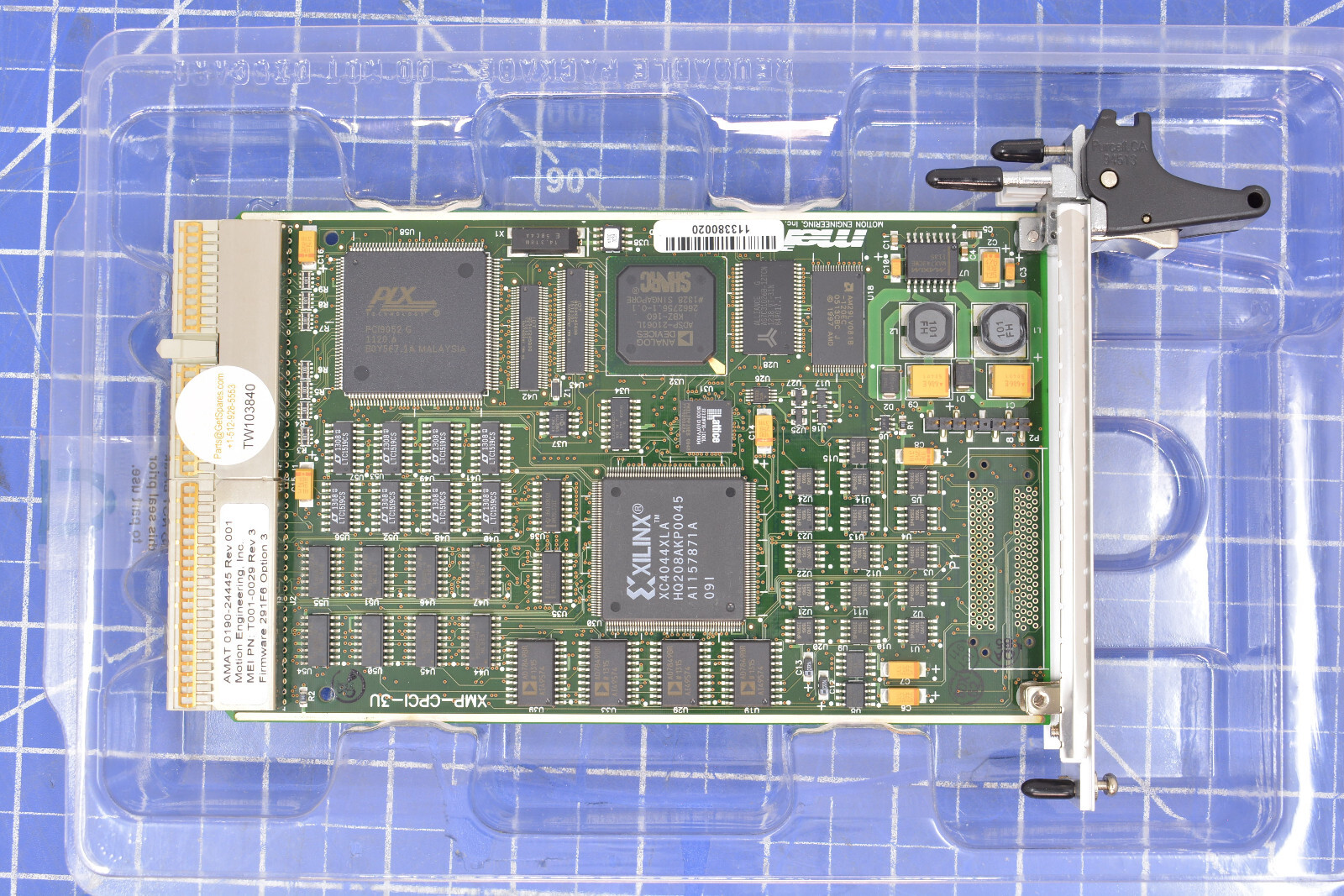 Applied Materials 0190-24445 Motion Engineering T001-0029 XMP-CPCI-3U ...