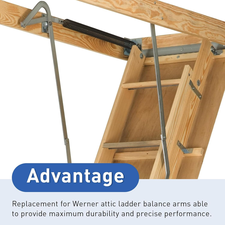 55-2 Attic Ladder Hinge Arms,Pull down Attic Ladder Parts Compatible ...