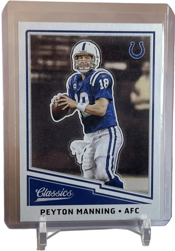 2017 Classics Football Card #187 Peyton Manning - Indianapolis Colts W ...