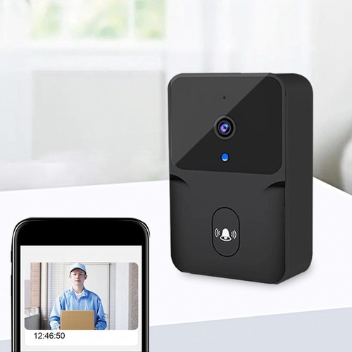 Smart Wireless Remote Video Doorbel 60° Viewing Angle Door Bell Cameras ...