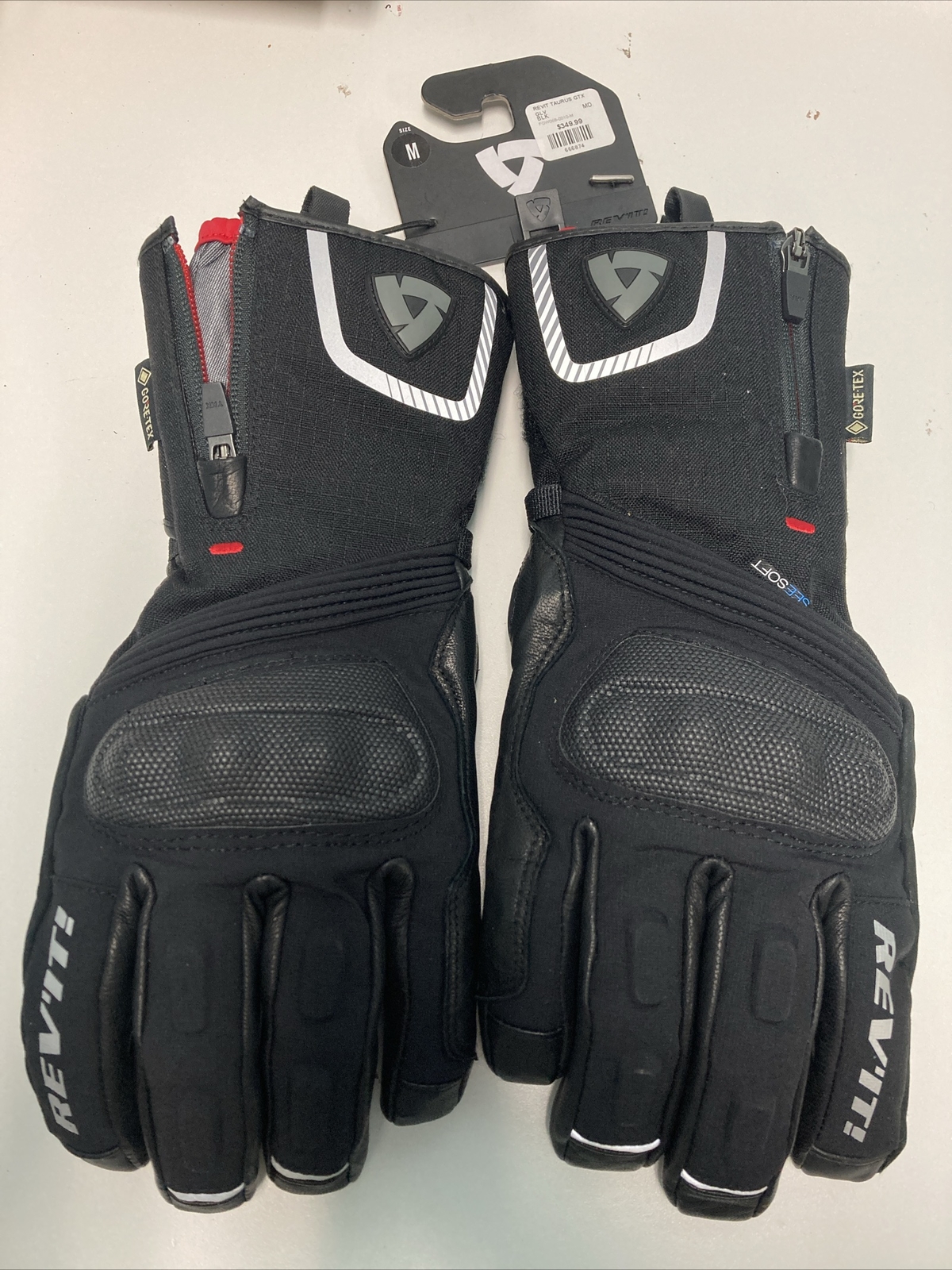 Revit Taurus GTX Gloves Stratos Black Size M #9787 for sale online | eBay