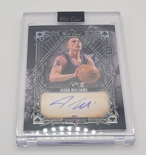 2024 Wild Card 5 Card Draw Jason Williams Encased Auto 1/1 “White ...