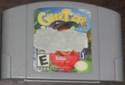 Nintendo 64. CyberTiger Cyber Tiger. Gold Tiger Woods (NTSC USA/CAN ...