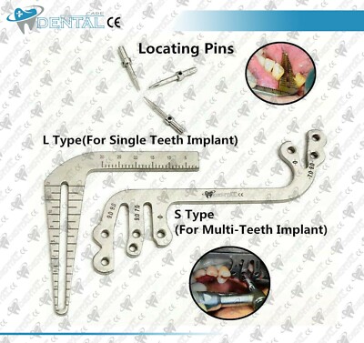 Dental Implant Surgical Parallel Drilling Guide Locator Depth Pin Gauge ...