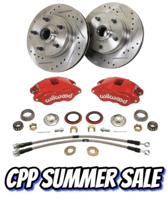 1967-1969 Chevy Camaro Front Disc Brake Upgrade Conversion Kit | Red ...