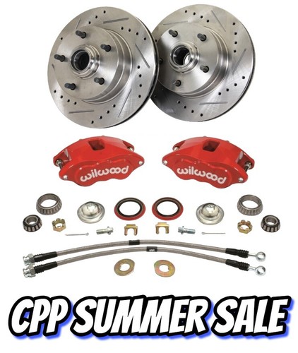 1967-1969 Chevy Camaro Front Disc Brake Upgrade Conversion Kit | Red | Wilwood | Classic ...