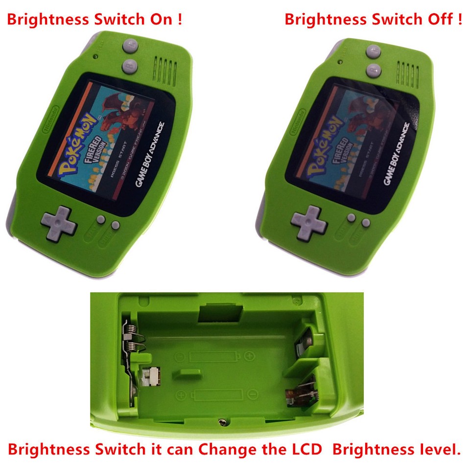 Game Boy Advance GBA Console w/ AGS 101 Backlight Backlit Mod ...