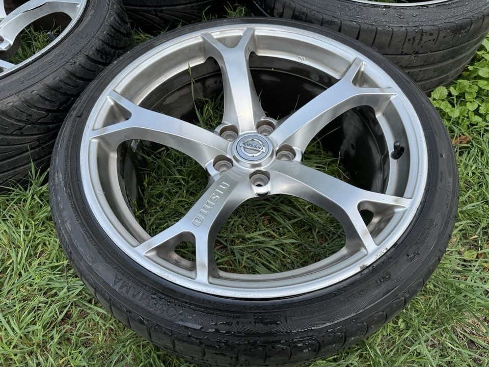 Nissan 370z V1 Nismo Wheels (4) 19x9.5 +40 (Squared Set Up) | eBay