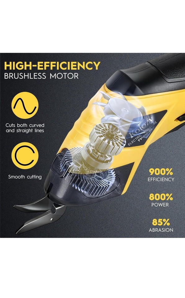 Cordless Electric Scissors Cardboard Box Cutter, 4V Rechargeable | eBay UK