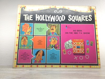 The Hollywood Squares Board Game 1967 MPC Vintage Complete TV Game Show ...
