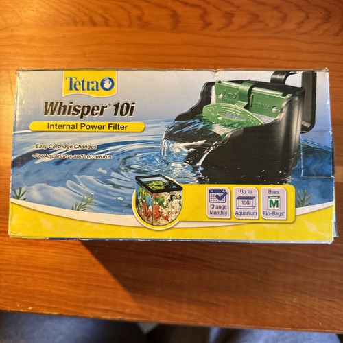 Tetra Whisper 10i Internal Power Filter Fish Aquarium Filter New In Box ...