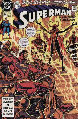 Superman (2nd Series) #47 FN; DC | Jerry Ordway Soul Search 2 - we ...