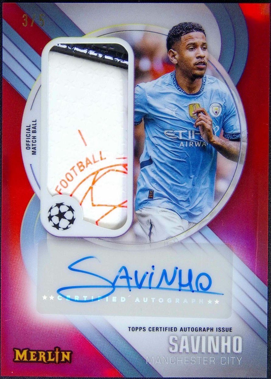 2024-25 Topps Merlin Uefa Club Competitions - Merlin's Match Ball ...