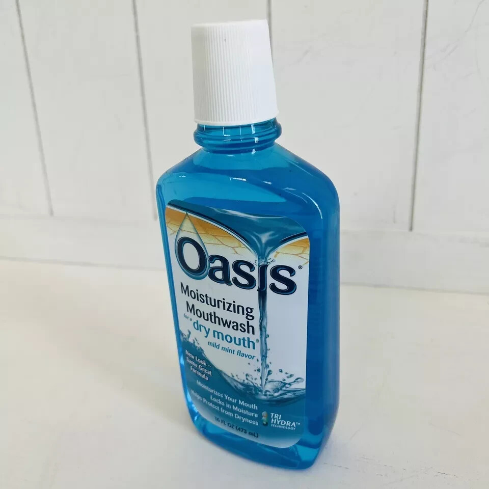 Oasis Moisturizing Mouthwash for Dry Mouth Mild Mint, 16 fl oz | eBay
