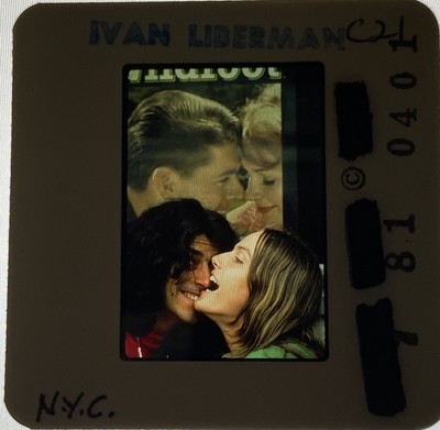 Artist Ivan Liberman-35mm Slide-New York City Man Woman Imitating Movie ...