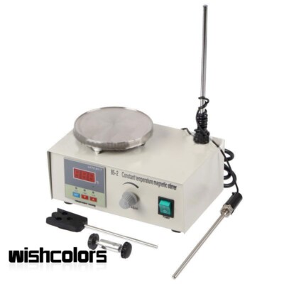 Laboratory Magnetic Stirrer Constant Temperature+Plate 110V Hotplate ...