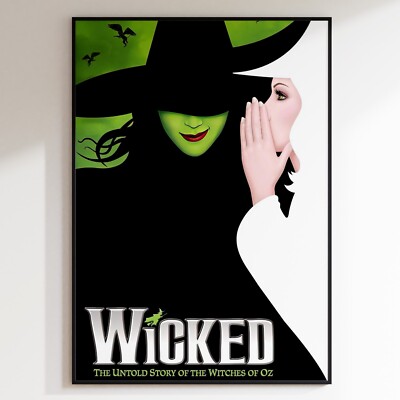 Wicked The Musical Theatre Broadway Wall Art Poster Prints A5 A4 A3 A2 ...