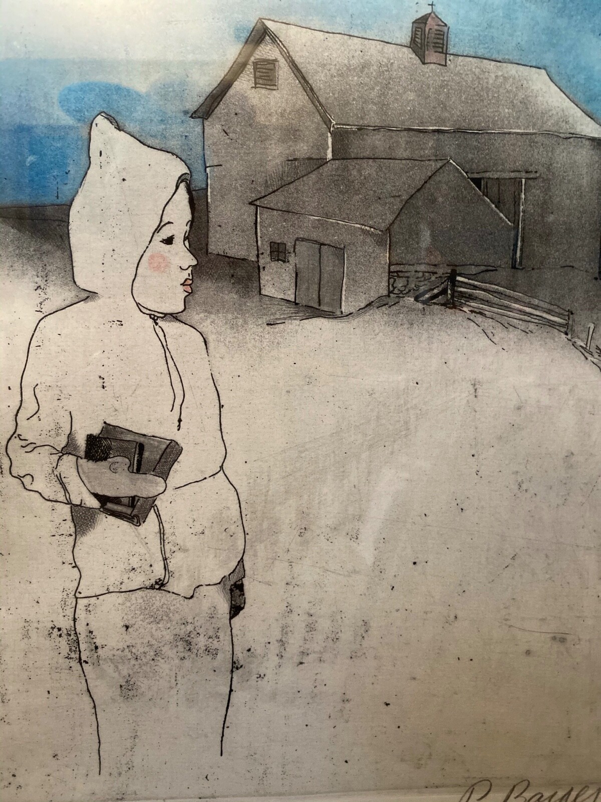 PETER BARGER AMERICAN ARTIST PAIR OF PENCIL SIGNED COLOR ETCHINGS | eBay