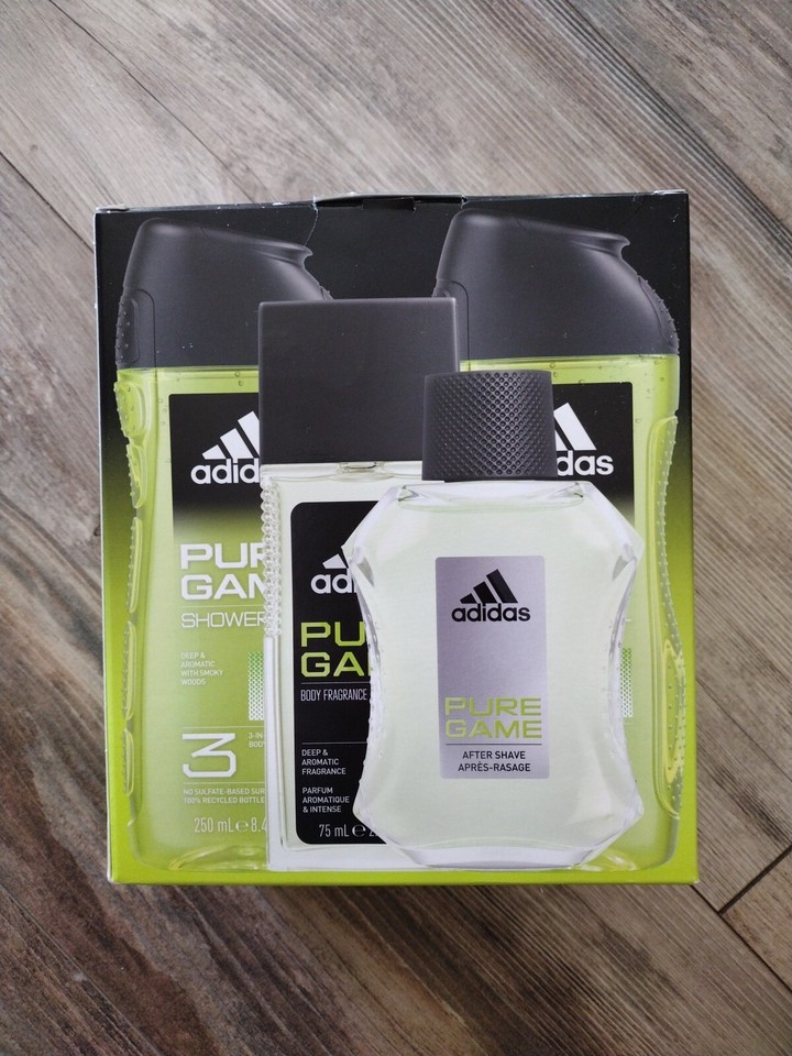 COTY ADIDAS PURE GAME 4-PIECE BATH & BODY GIFT SET | eBay