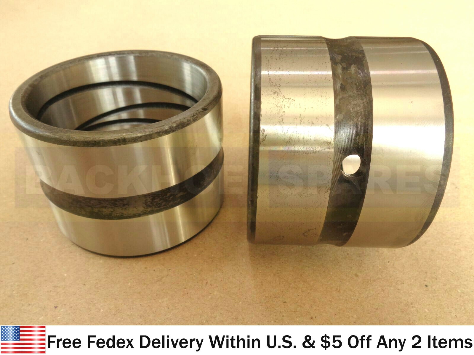 JCB JS200 & JS220 TIPPING LINK BUSH 2 PCS. (PART NO. JRV0593 JRV0077 ...