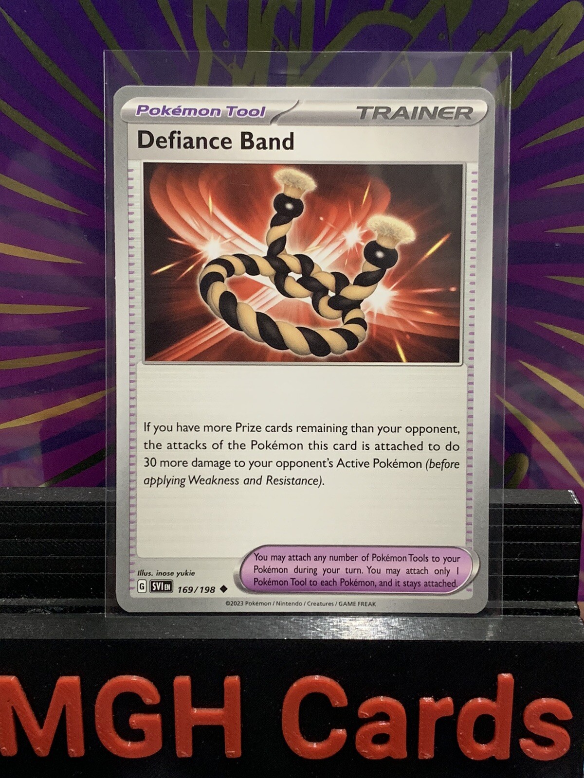 Defiance Band - 169/198 Uncommon Scarlet & Violet Base Set Pokemon TCG ...