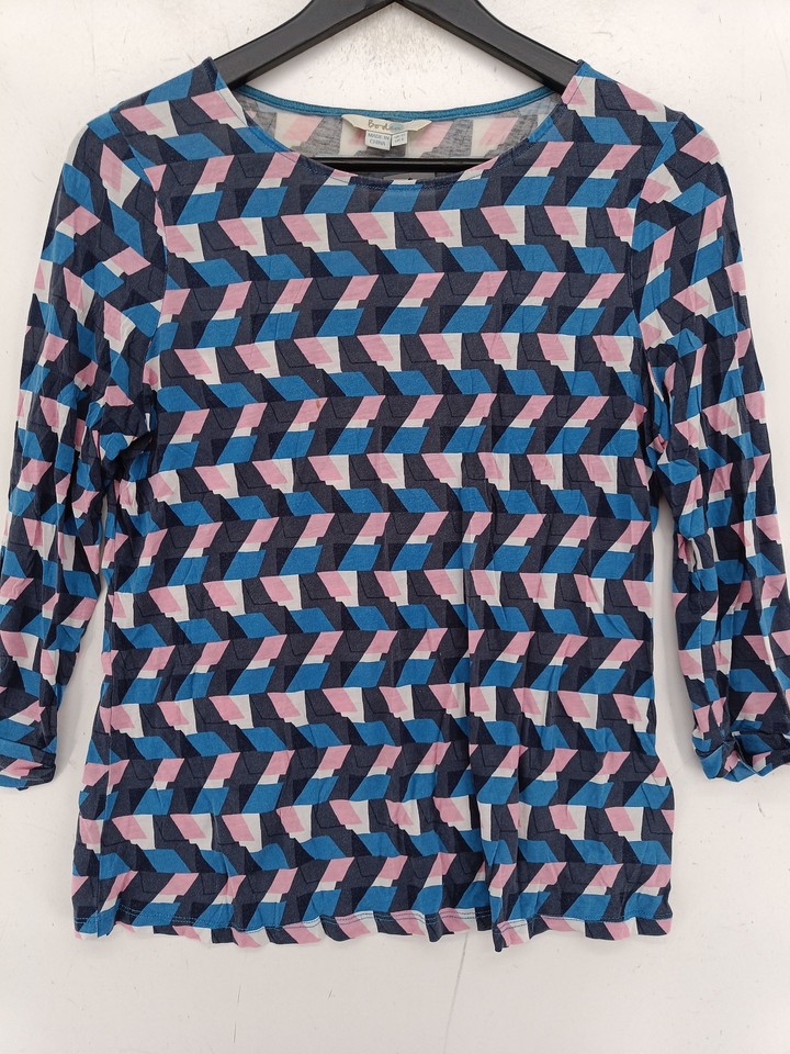 Boden Women's Top UK 10 Multi Lyocell Modal with Cotton Basic | eBay