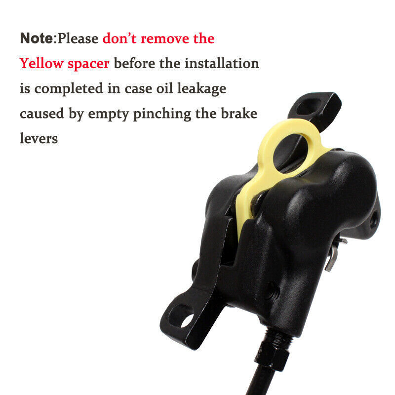 ZOOM HB876 4-Pistons Caliper Hydraulic Disc Brake Lever Set Front/Rear ...