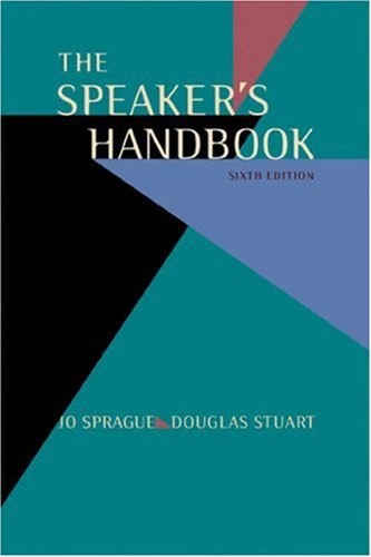 The Speaker's Handbook Hardcover Douglas, Sprague, Jo Stuart ...