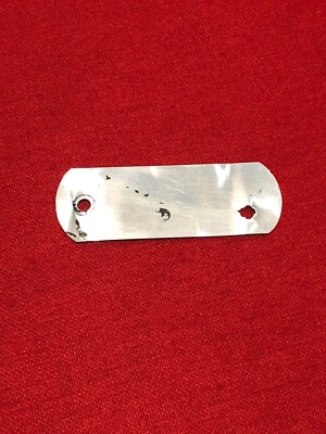 GENUINE FORD METAL DOG TAG BLANK XW XY XA XB XC FALCON RADIATOR SUPPORT ...
