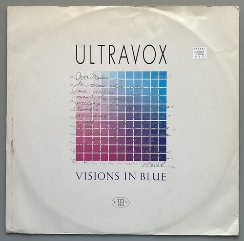 Ultravox Visions In Blue Original Vintage 1983 Vinyl LP Record (VG+ ...