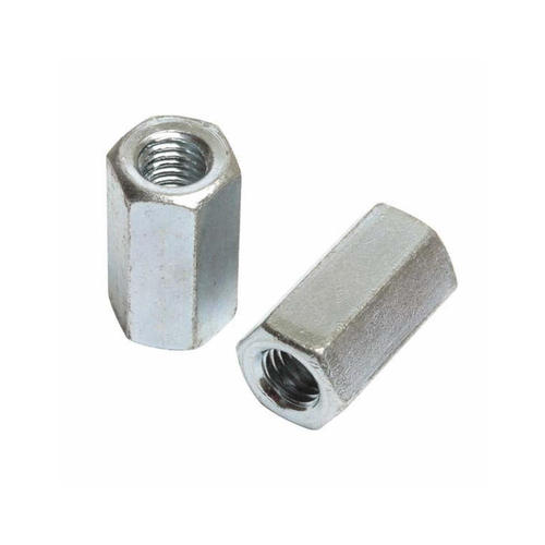 THREADED BAR ROD STUDDING CONNECTORS HEX LONG NUTS BZP M6 M8 M10 M12 ...