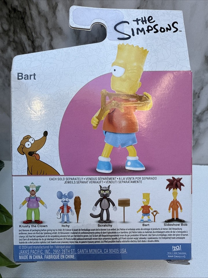The Simpsons Bart 2.5 in Figure by Jakks Pacific Wave 2 NEW In Box | eBay