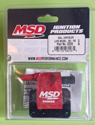MSD Ignition Coil Chrysler '90-'96 8228 New, Unopened Package | eBay