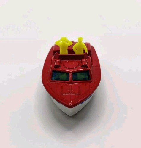 Vintage Matchbox Police Launch Boat Red Emergency Rescue 5-pack ...