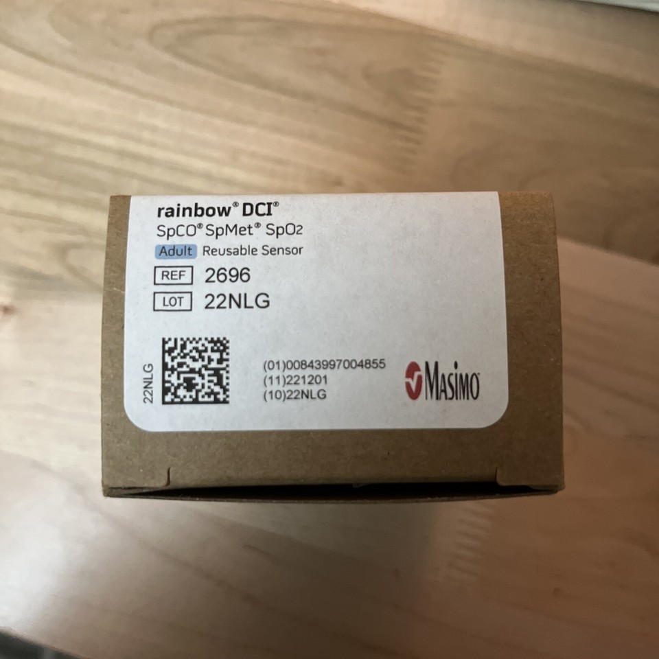 Masimo Rainbow DCI #2696; Brand New; 3ft Adult Fingertip Pulse Oximeter ...
