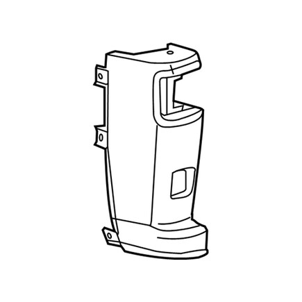 Mopar 5MA18JXWAA Bumper End Cap Rear, Left, With Reflector, For 2019 ...