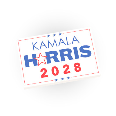 Kamala 2028- Sign / Poster - Minifig Accessory - Custom 2x3 Tile ...