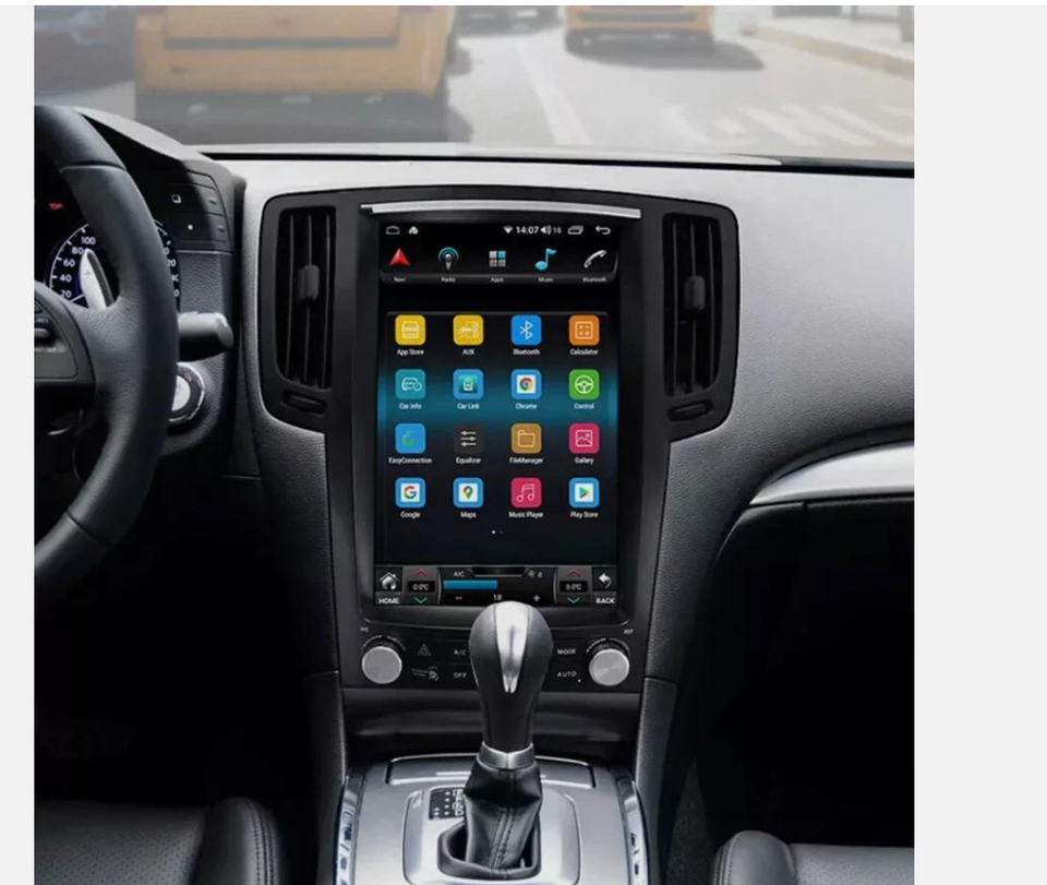For 07-2015 Infiniti G35 G37 12.1'' Android Tesla Vertical Screen Car ...