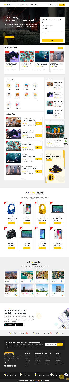 Craigslist Style Classified Ads Website Design with Free 5GB SSD ...