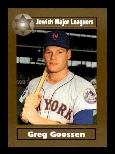 2003 Jewish Major Leaguers #97 Greg Goossen Gold Edition Only 500 Made ...
