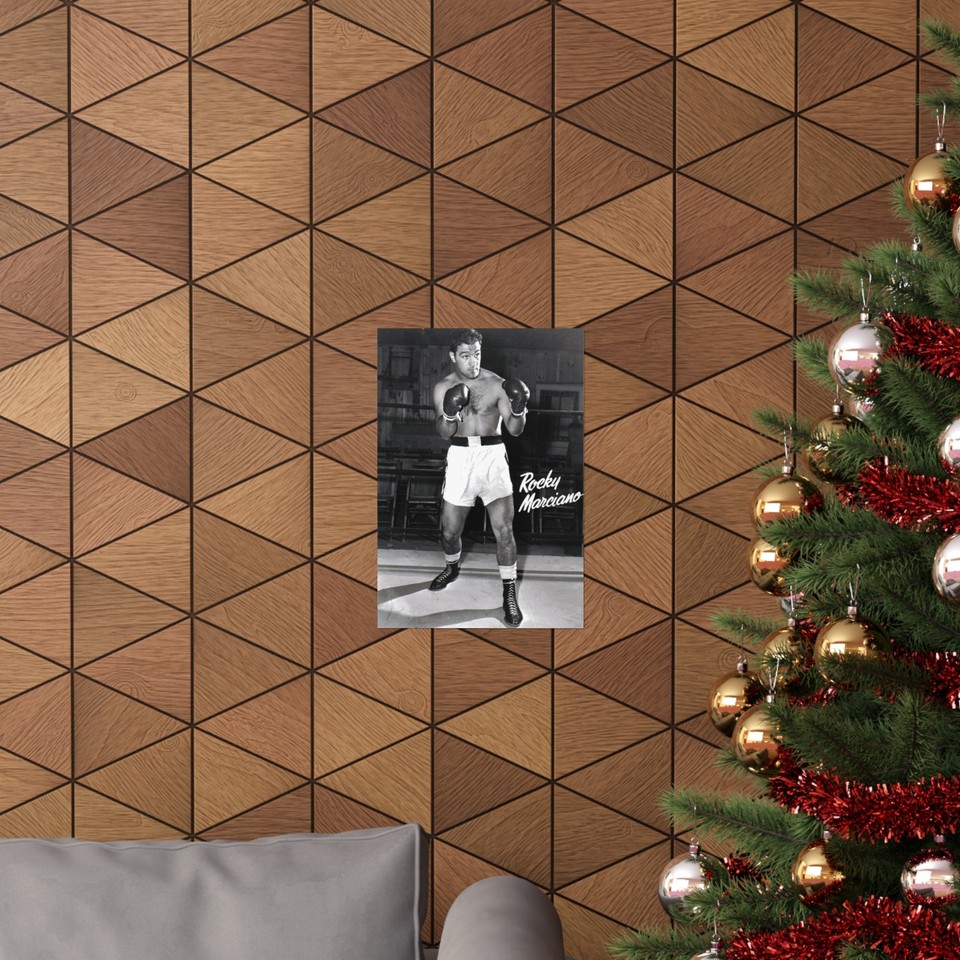 Rocky Marciano Poster World Boxing Champion Matte Sports Boxing Poster ...