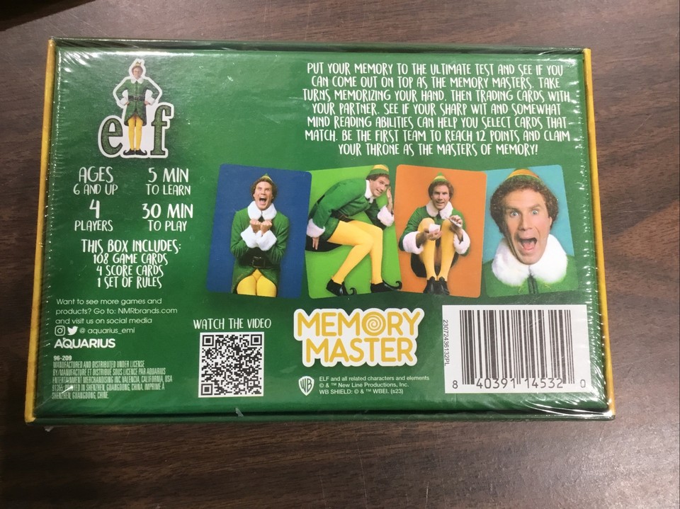 Elf Memory Master - A Card Game You'll Never Forget! by Aquarius Games ...