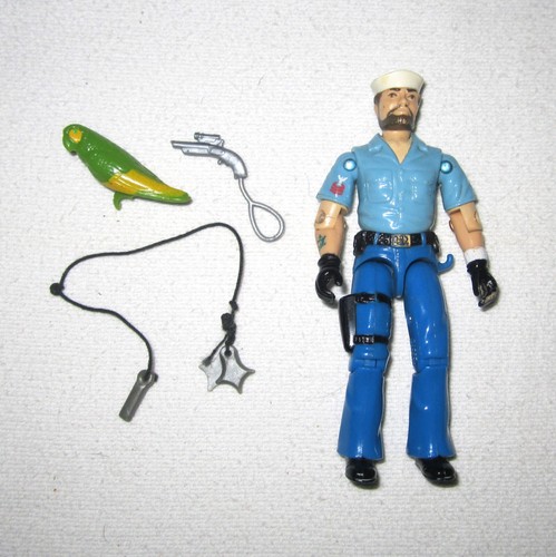 Vintage 1985 GI Joe ARAH Shipwreck Sailor Complete Lot Polly Parrot ...